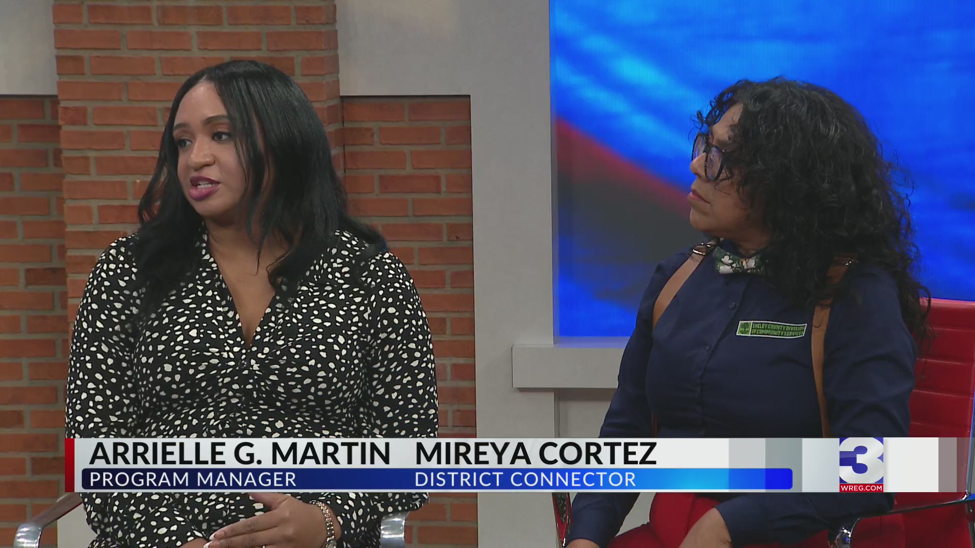 Interview with Arrielle G. Martin and Mireya Cortez – WREG.com
