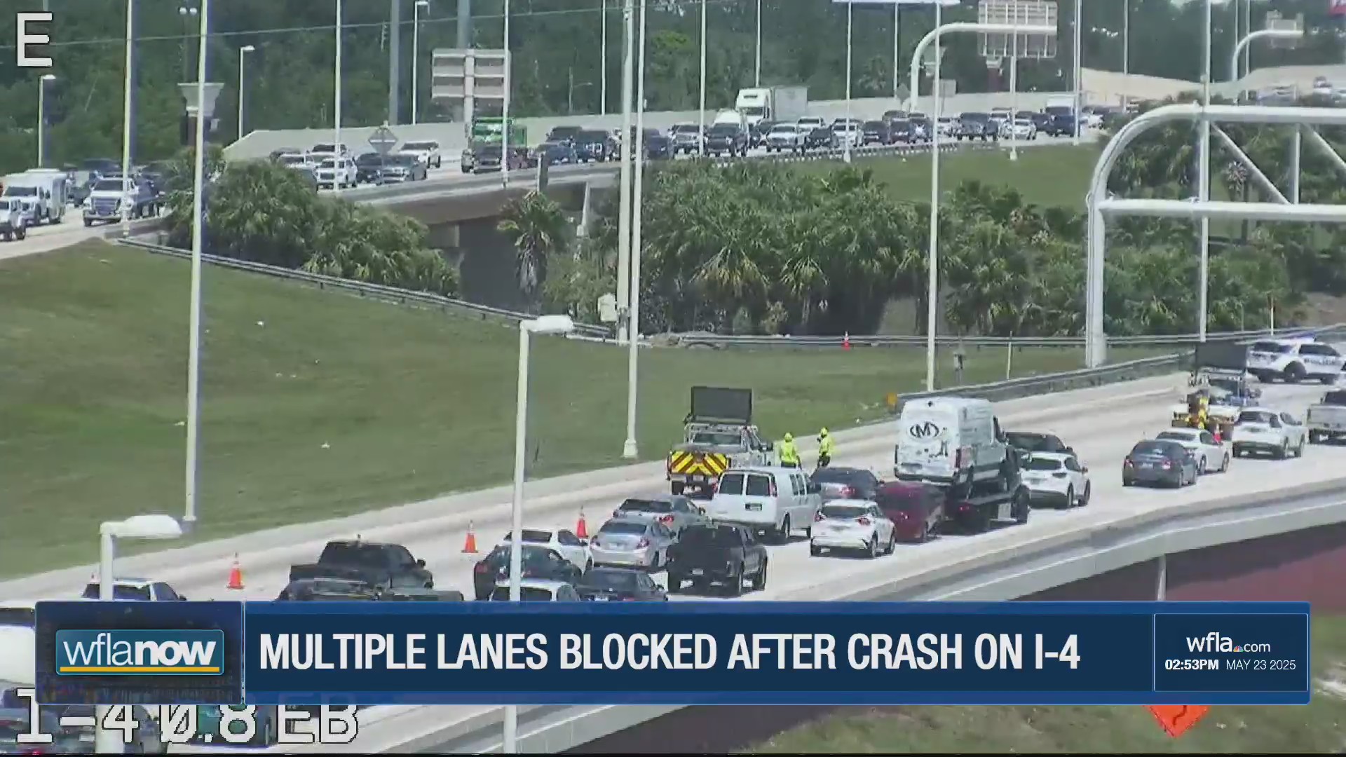 Crash on Interstate-4 leads to traffic delays – WFLA