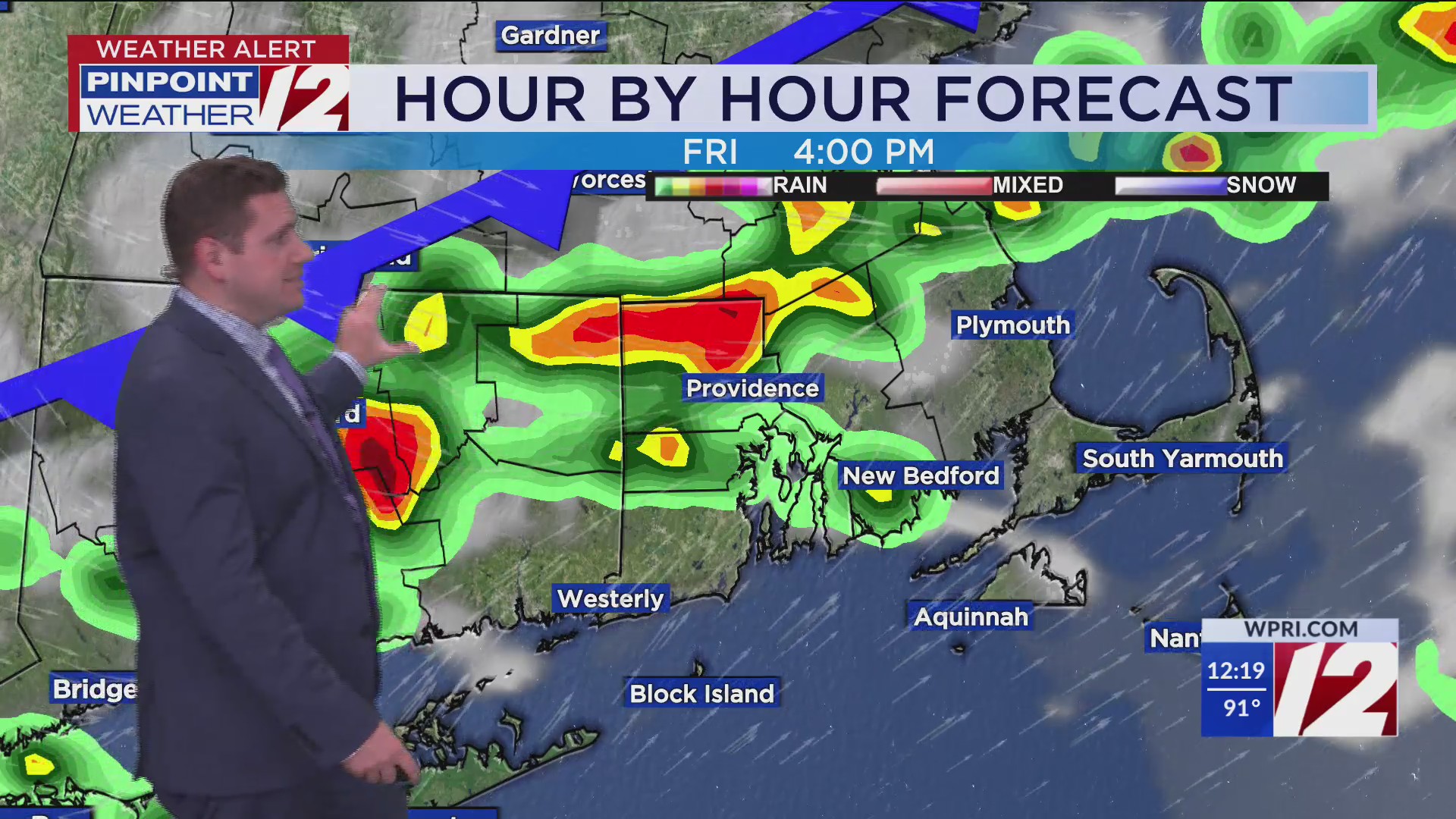 WPRI 12 Weather Forecast 7/25/25: Hot, Humid With Strong Storms ...