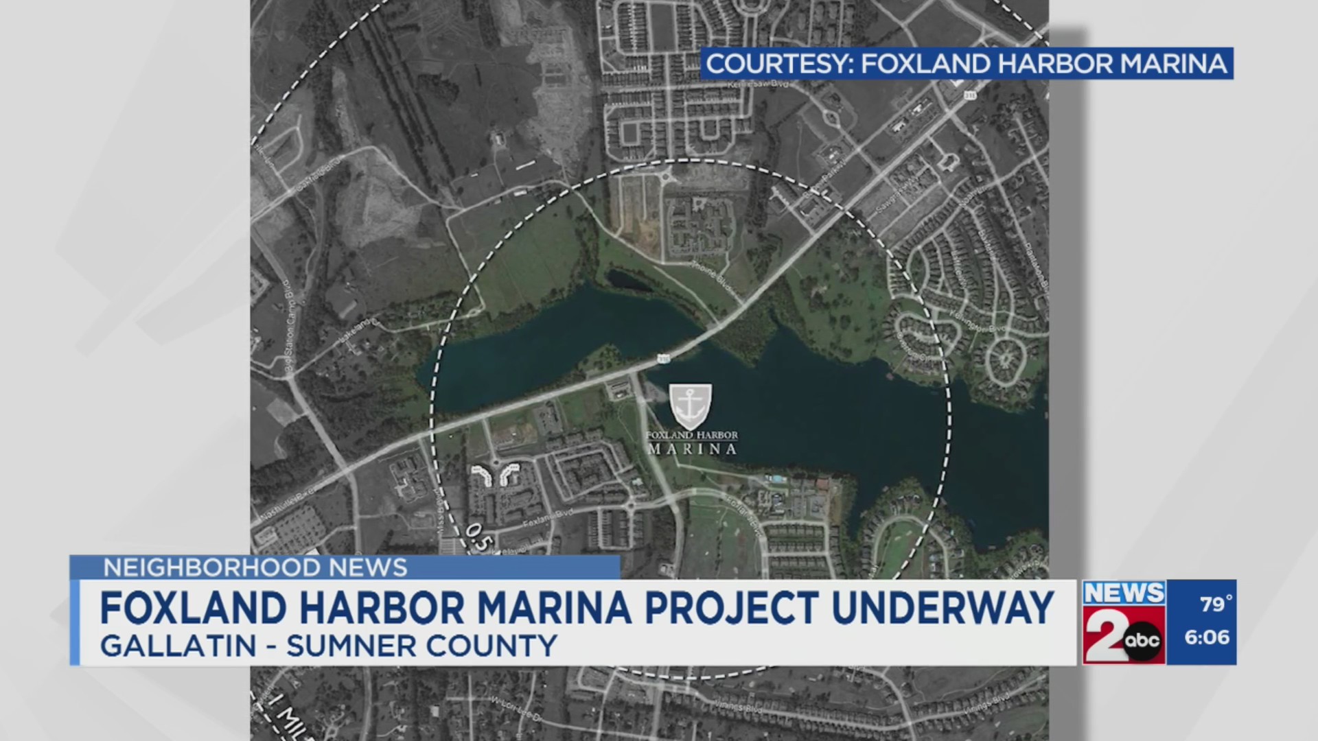 Foxland Harbor Marina project underway in Gallatin, TN – WKRN News 2