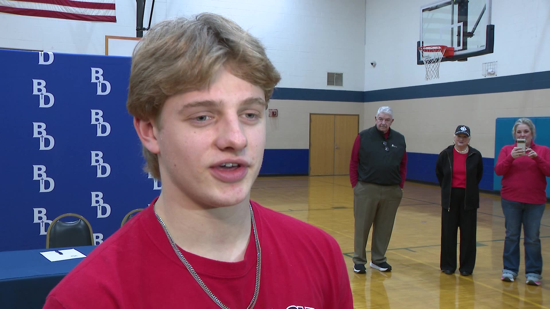 Logan Miltner of Bishop Dwenger HS full interview on signing with ...