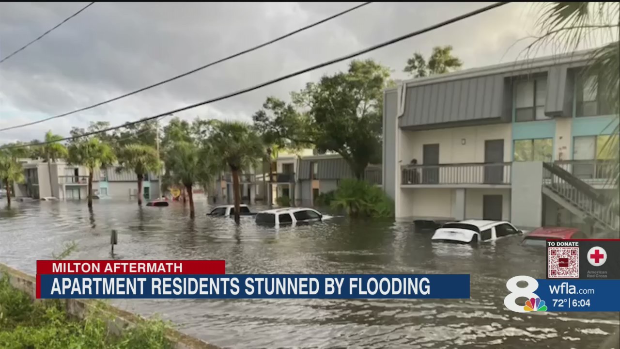 Clearwater Apartment residents stunned by flooding – WFLA