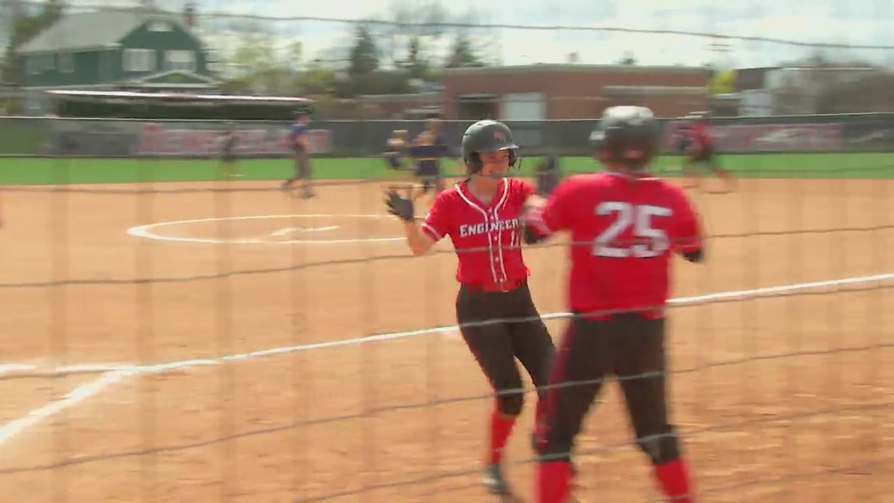 RPI softball splits doubleheader with Rochester after comeback win in ...