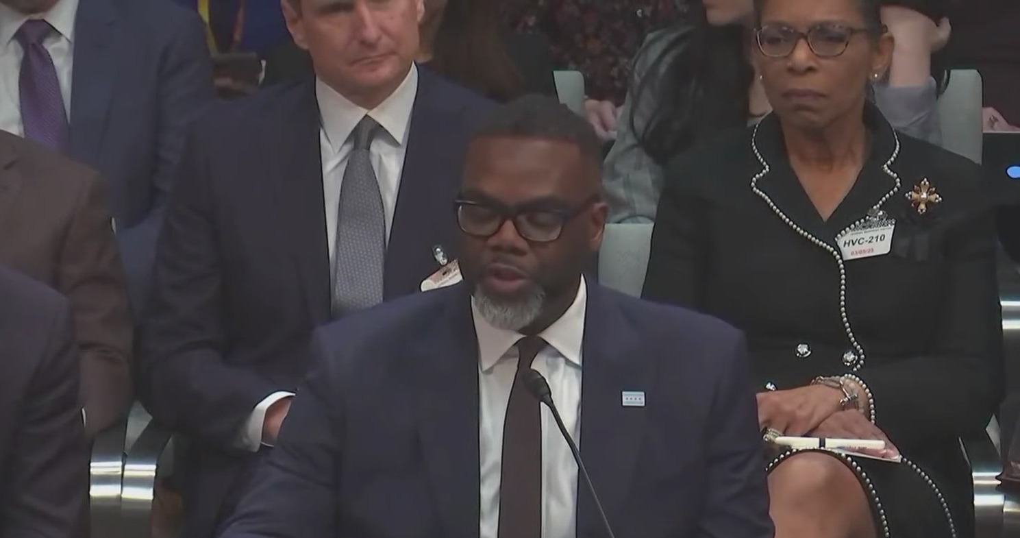 Chicago mayor Brandon Johnson testifies at Congress hearing ...