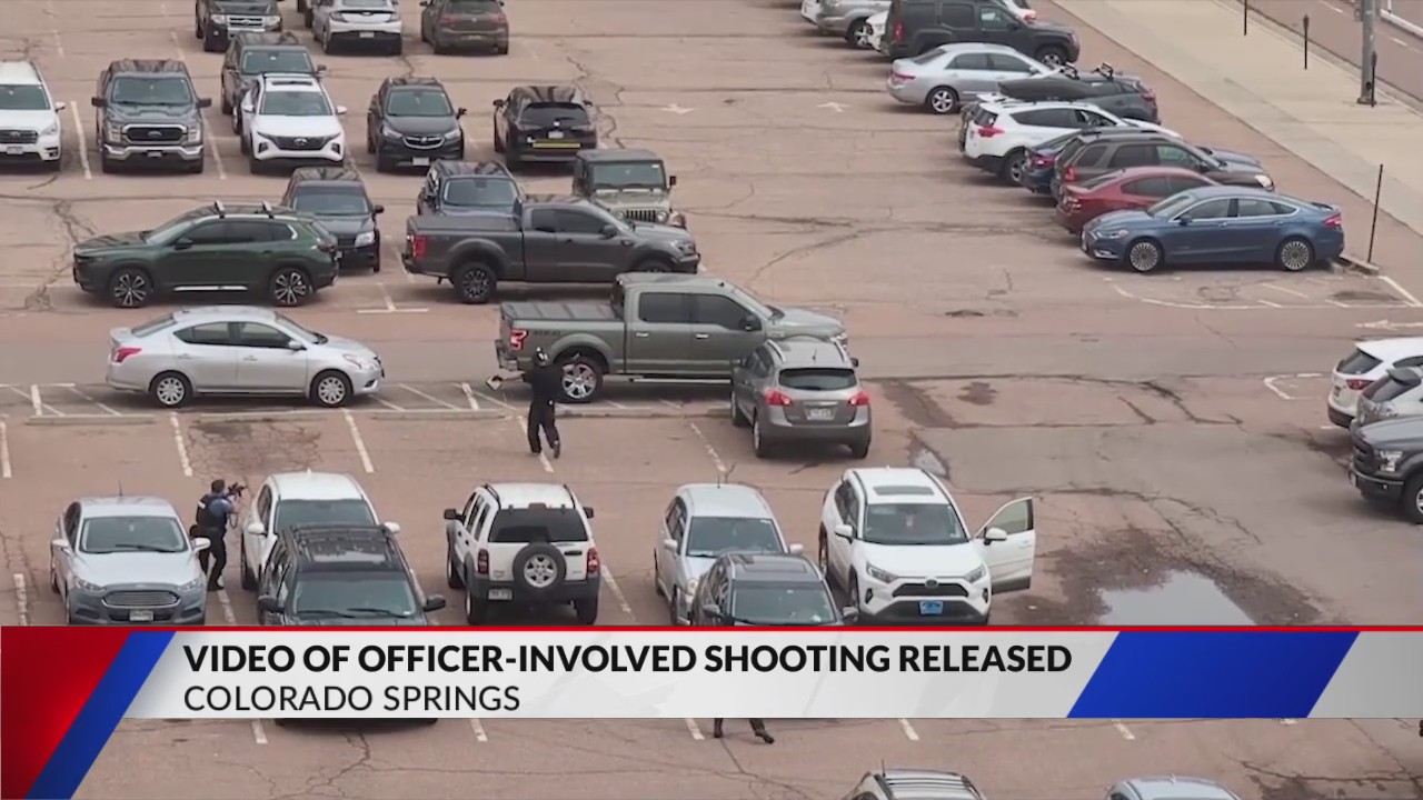 CSPD body camera video shows suspect running toward bystander with gun – FOX21 News Colorado