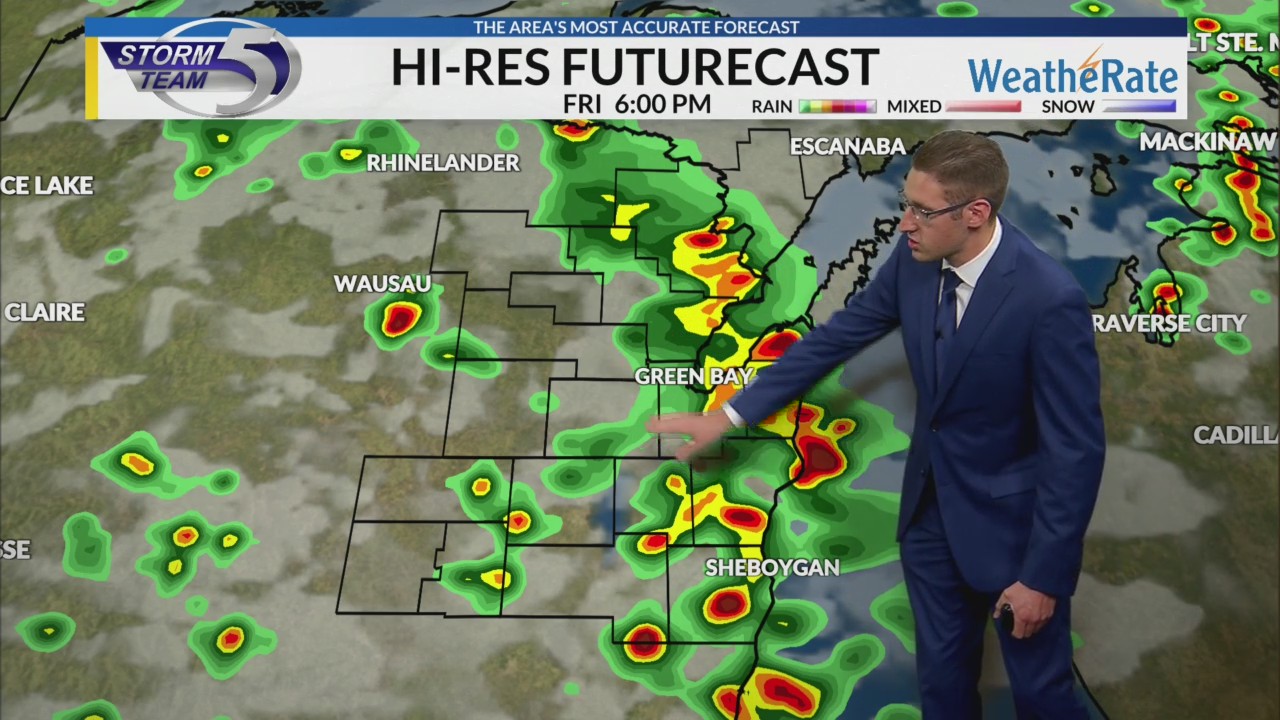 Friday Afternoon forecast 8/16/24 – WFRV Local 5 – Green Bay, Appleton