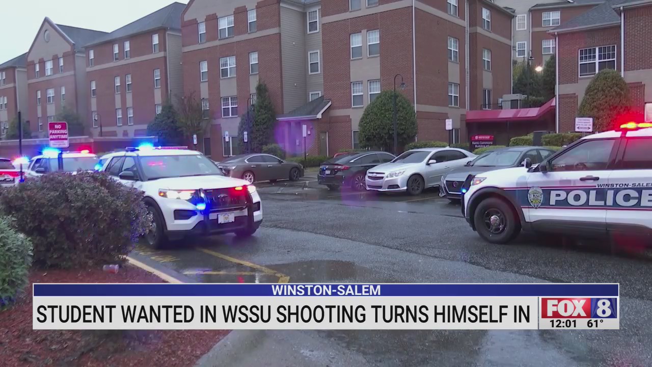 Student wanted for shooting inside WSSU dorm turns self in – WSPA 7NEWS