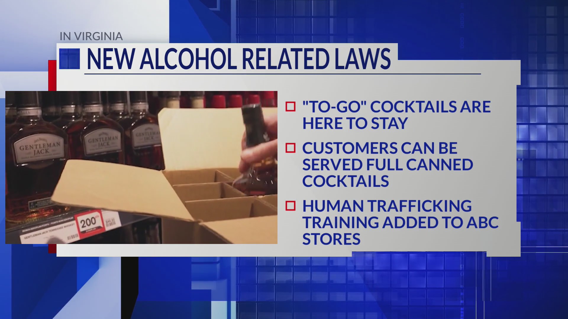 New alcohol-related Virginia laws kicked in on July 1 – DC News Now ...