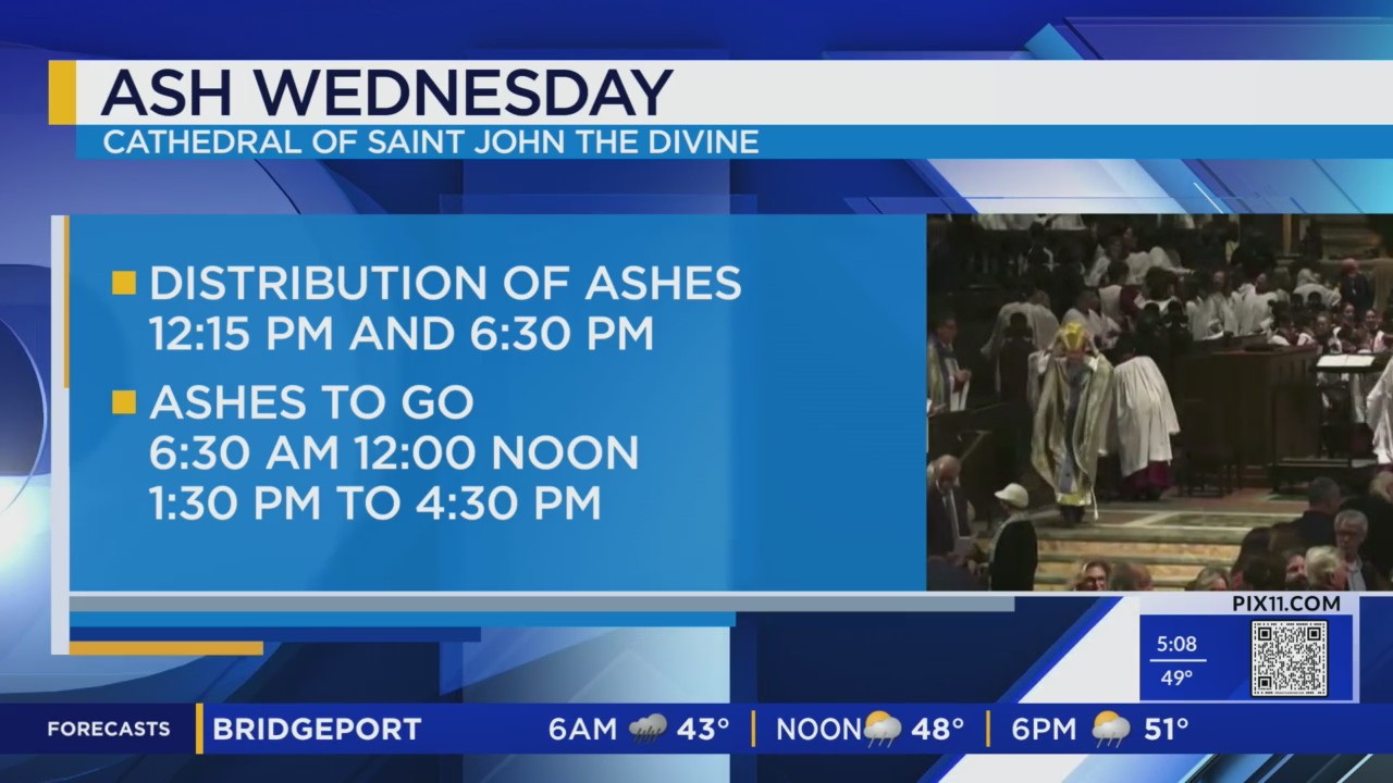 Map shows which NYC churches will give out ashes on Ash Wednesday – PIX11
