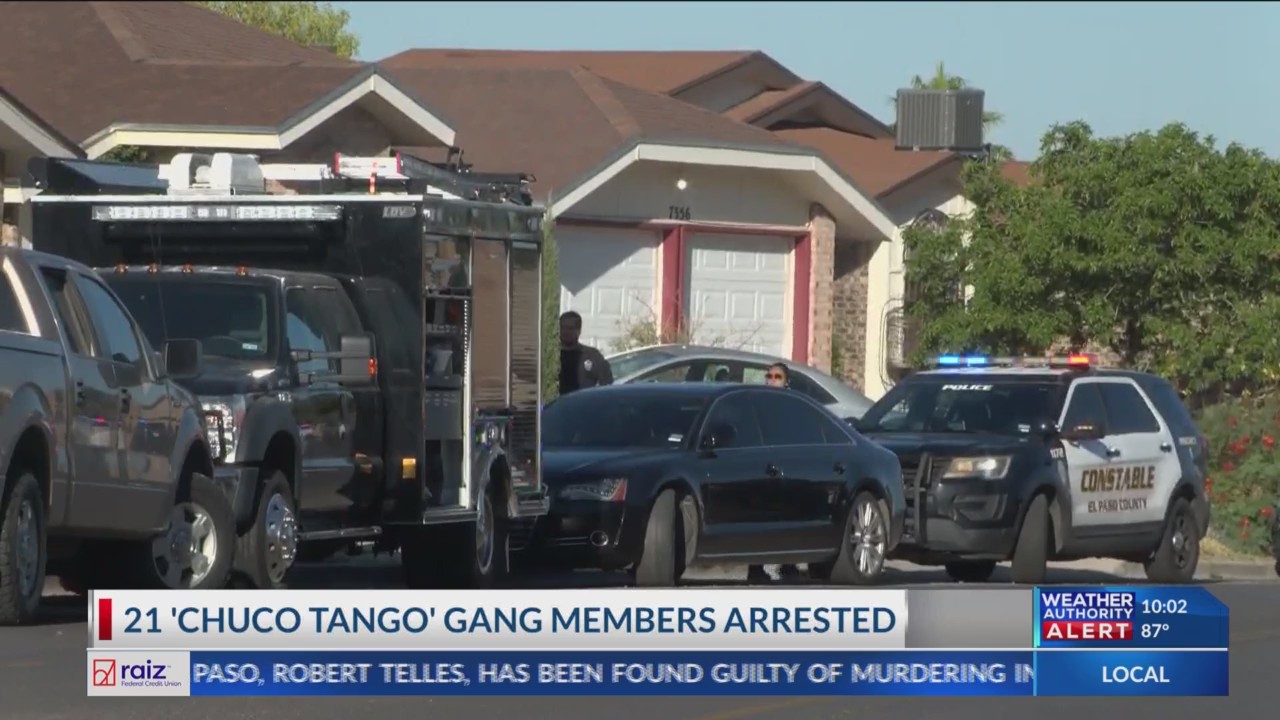 21 ‘Chuco Tango’ gang members arrested in El Paso area – BorderReport