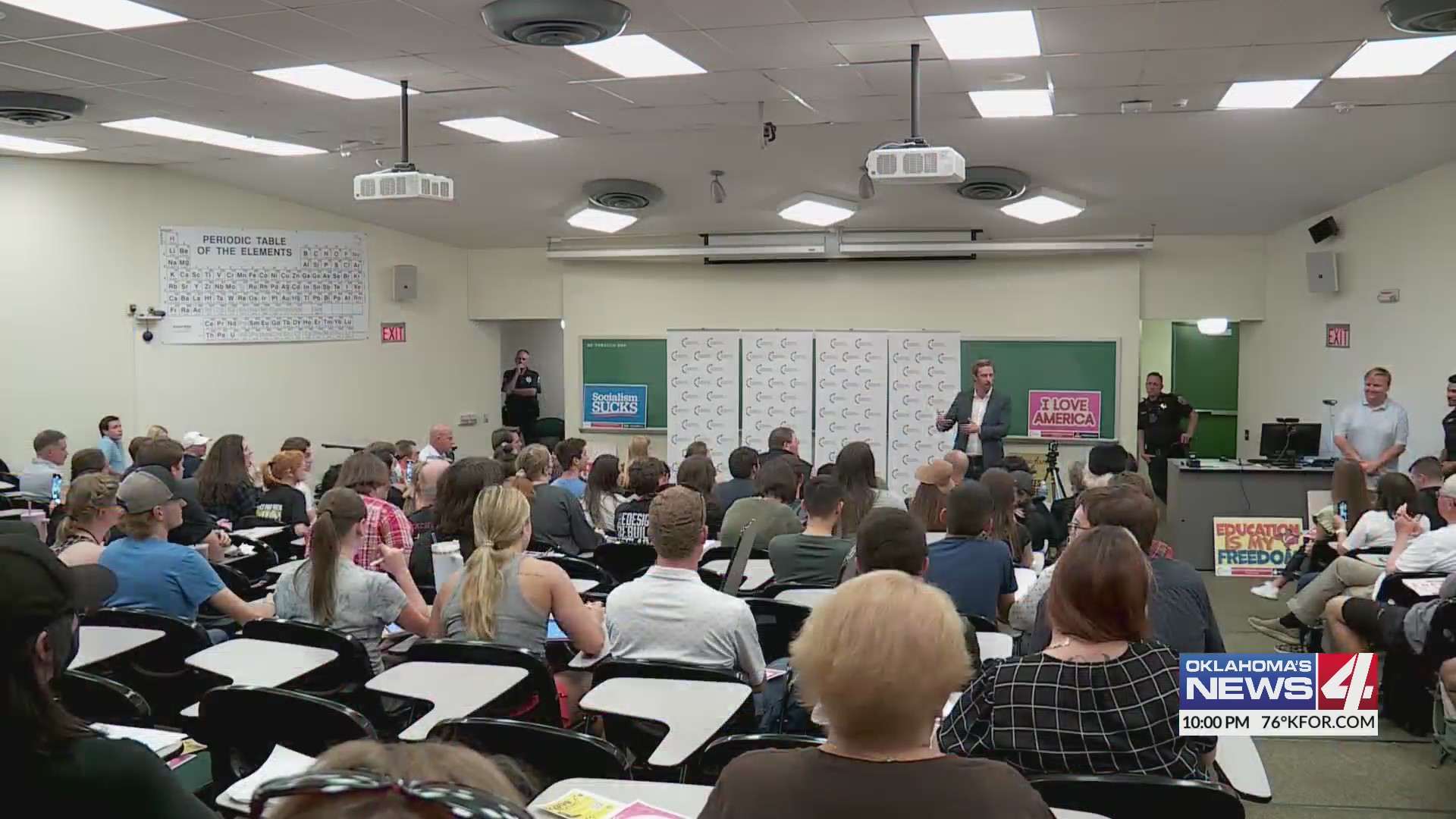 Walters speaking event at OSU ends abruptly – KFOR.com Oklahoma City