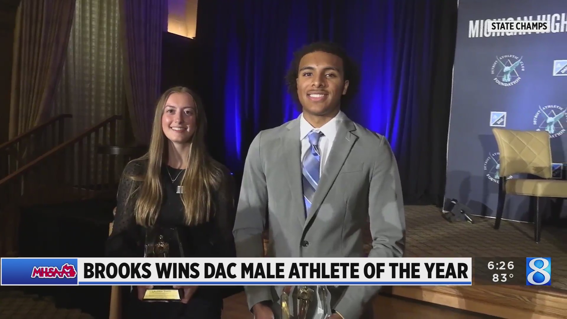 Brooks wins DAC Male Athlete of the Year – WCIA.com