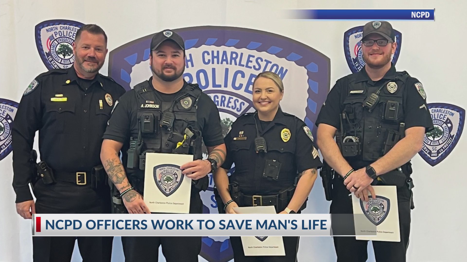 NCPD officers work to save man’s life – WCBD News 2