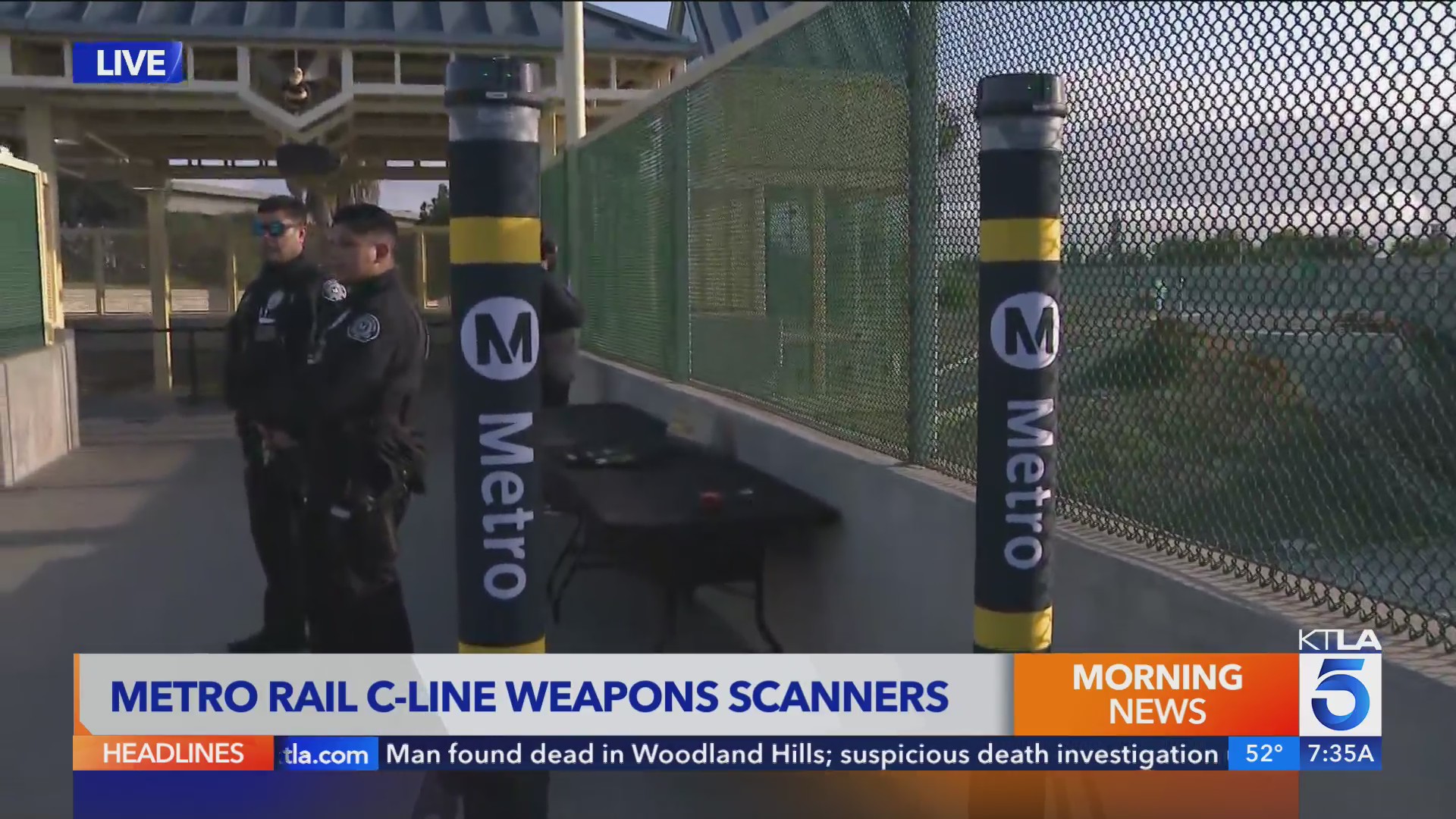 La Metro Rolls Out Weapons Screening Technology At Norwalk Station Ktla