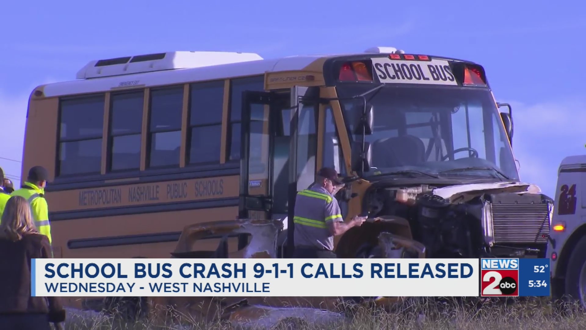 911 calls released from Metro bus crash – WKRN News 2