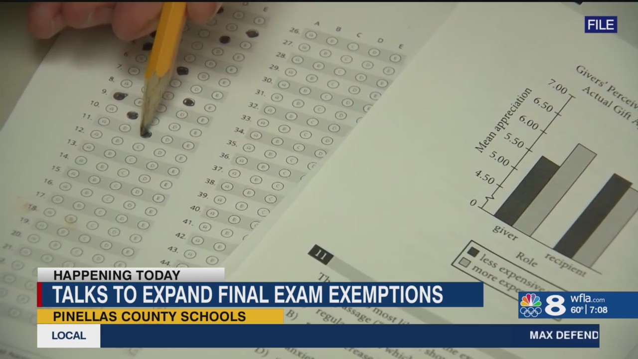 Proposed changes to students’ exam exemption policy in Pinellas County ...