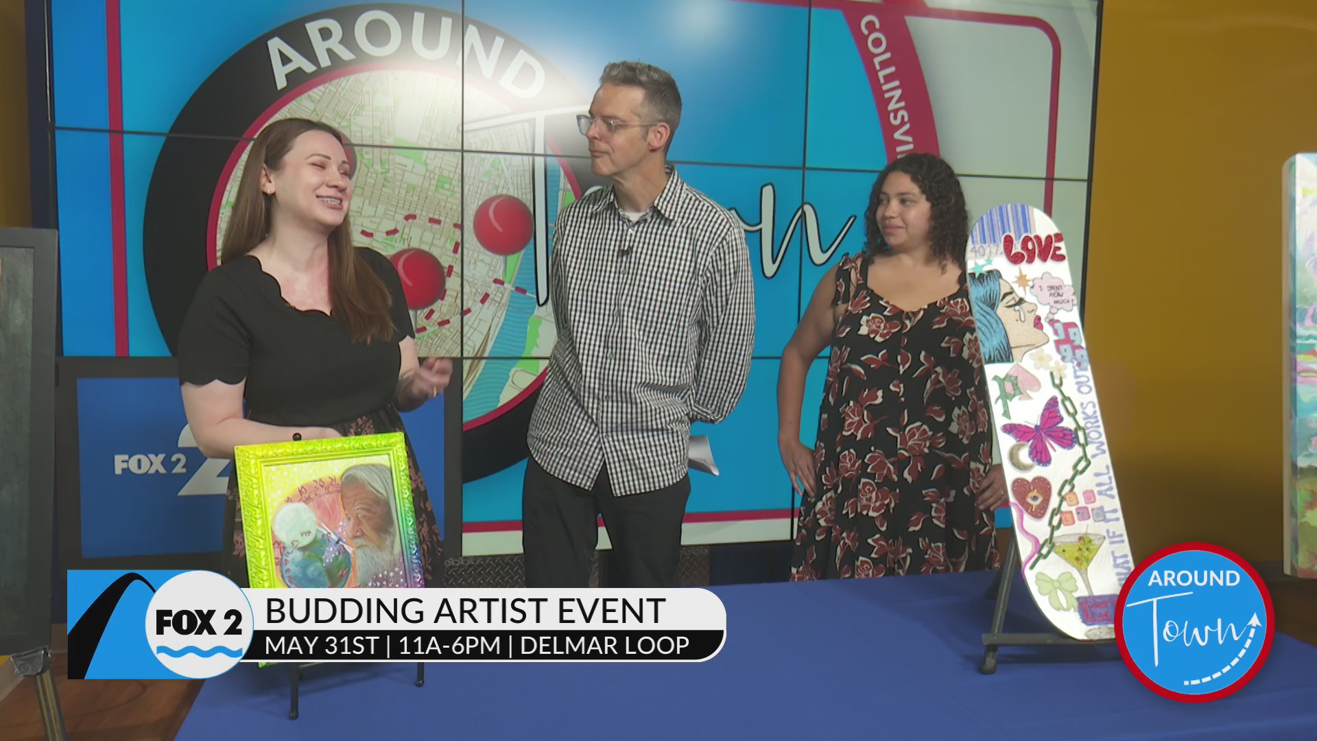 See art made in real time with the Budding Artists Event in The Loop! – FOX 2