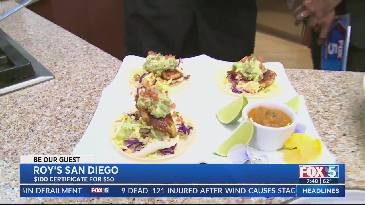 Be Our Guest at Roy’s San Diego – FOX 5 San Diego & KUSI News