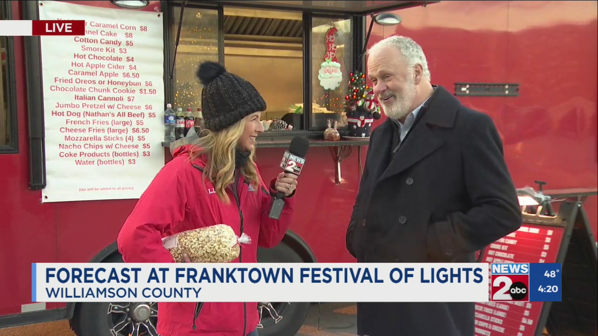 Forecast from Franktown Festival of Lights – WKRN News 2