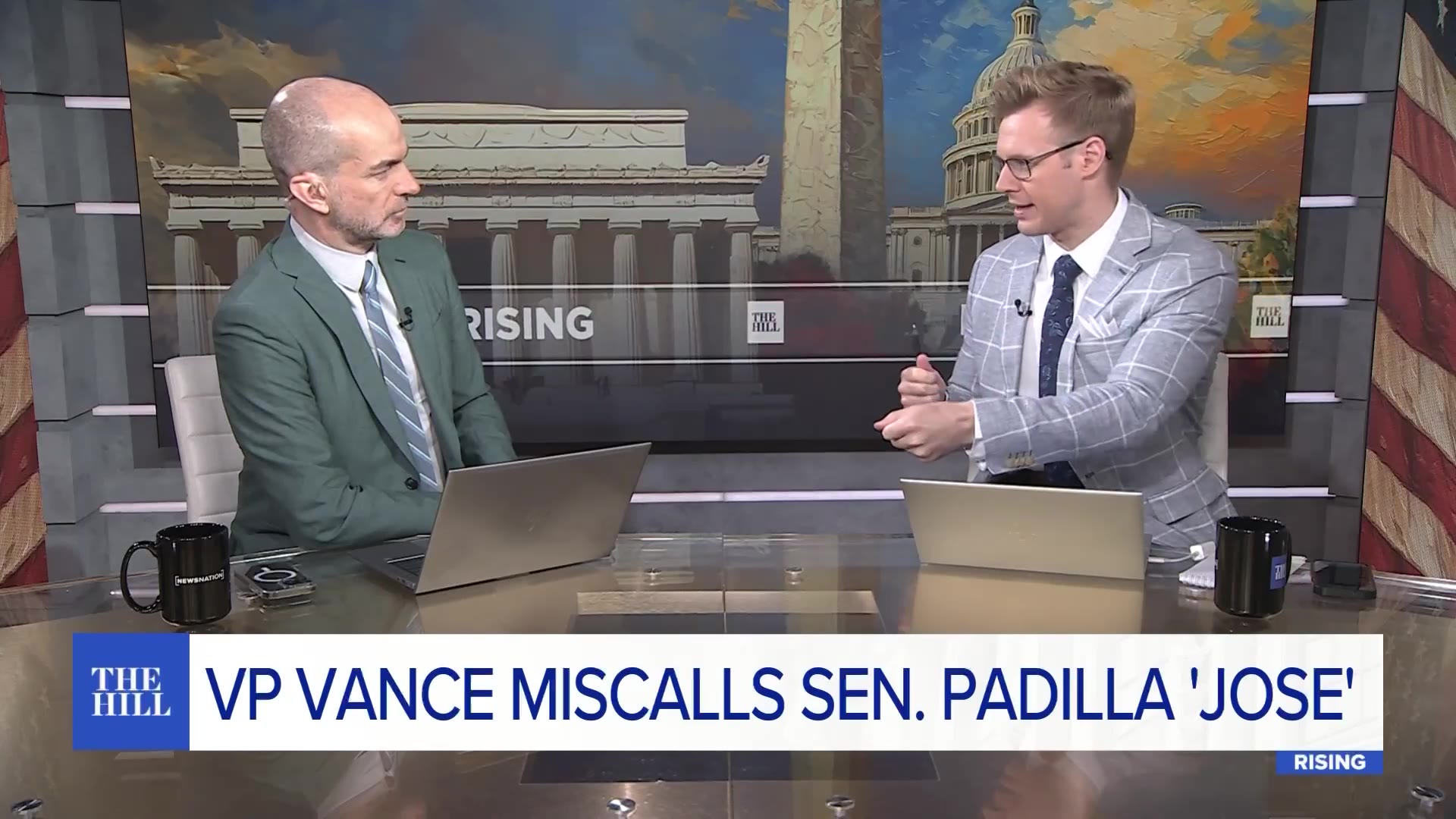 Padilla fires back at Vance after VP called him ‘Jose’ | RISING – The Hill
