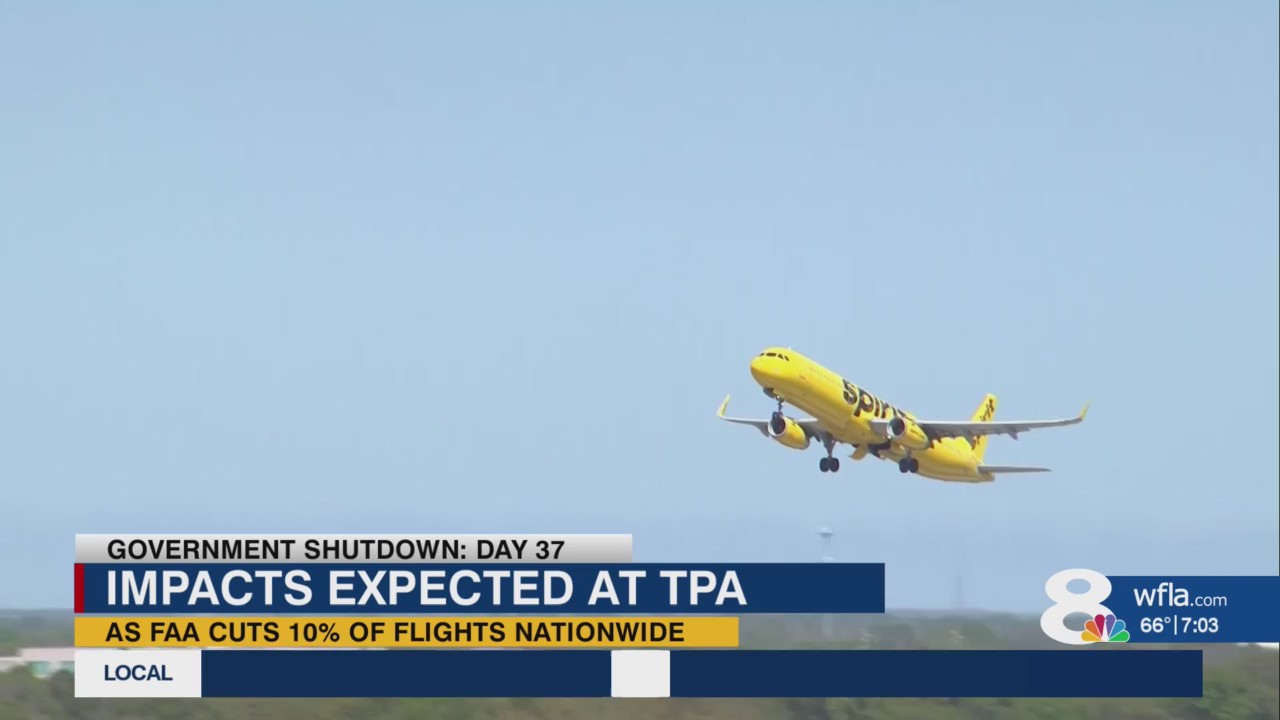 FAA cuts to flights may impact travel at TPA – WFLA