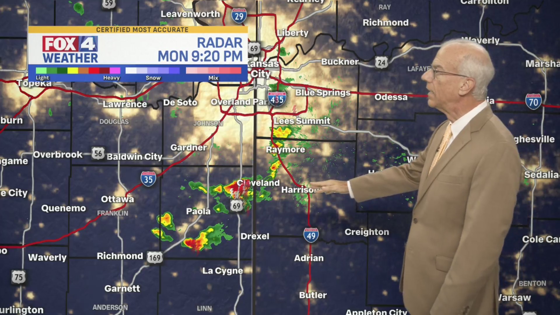Monday night forecast – FOX 4 Kansas City WDAF-TV | News, Weather, Sports