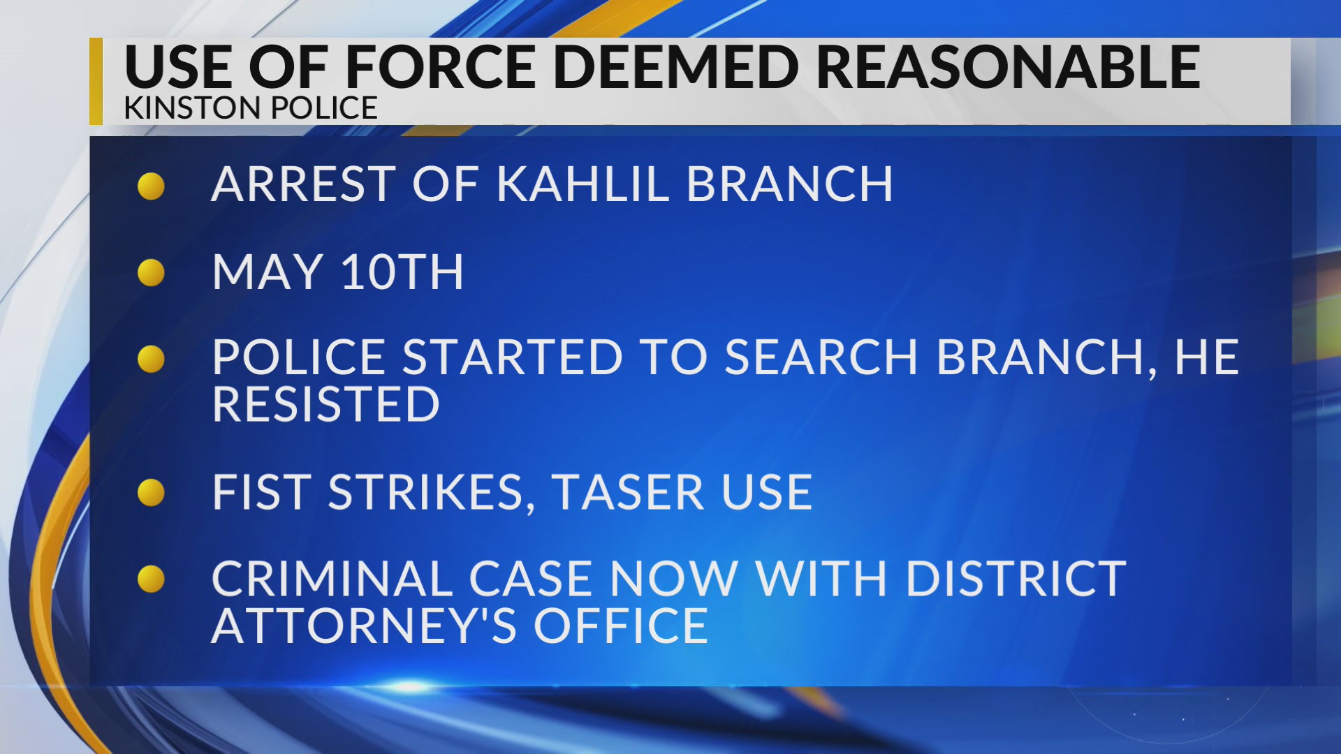 Kinston police clear officers in use-of-force incident caught on viral video – WNCT