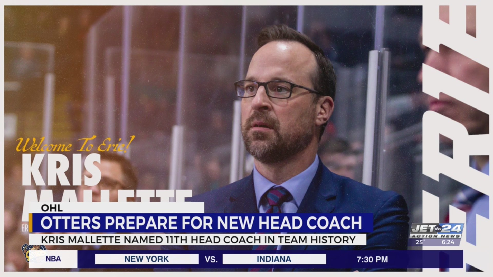 Erie Otters name Kris Mallette as new head coach – WJET/WFXP/YourErie.com