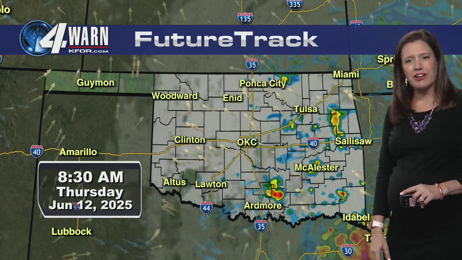 Emily Sutton details the timing of rain and storms in the state (6/11 ...