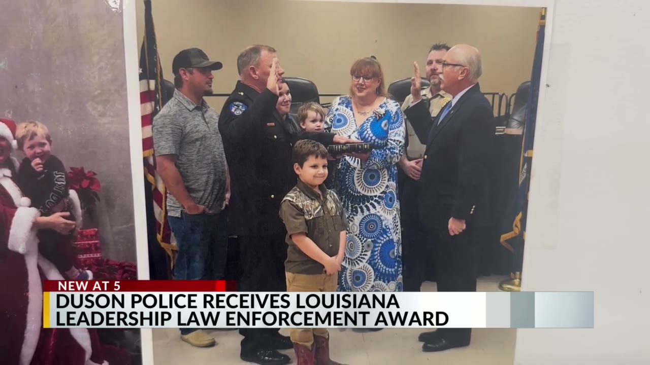 Duson police honored with Louisiana’s Leadership in Law Enforcement ...