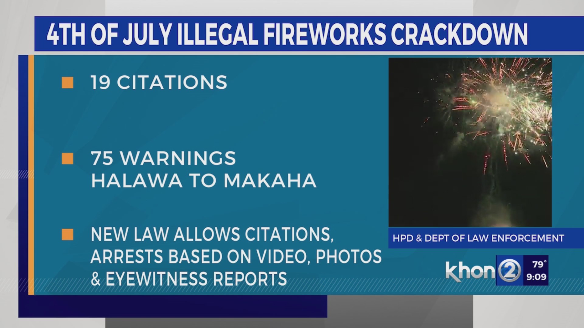 Shootings to fireworks: police urge public to speak up – KHON2