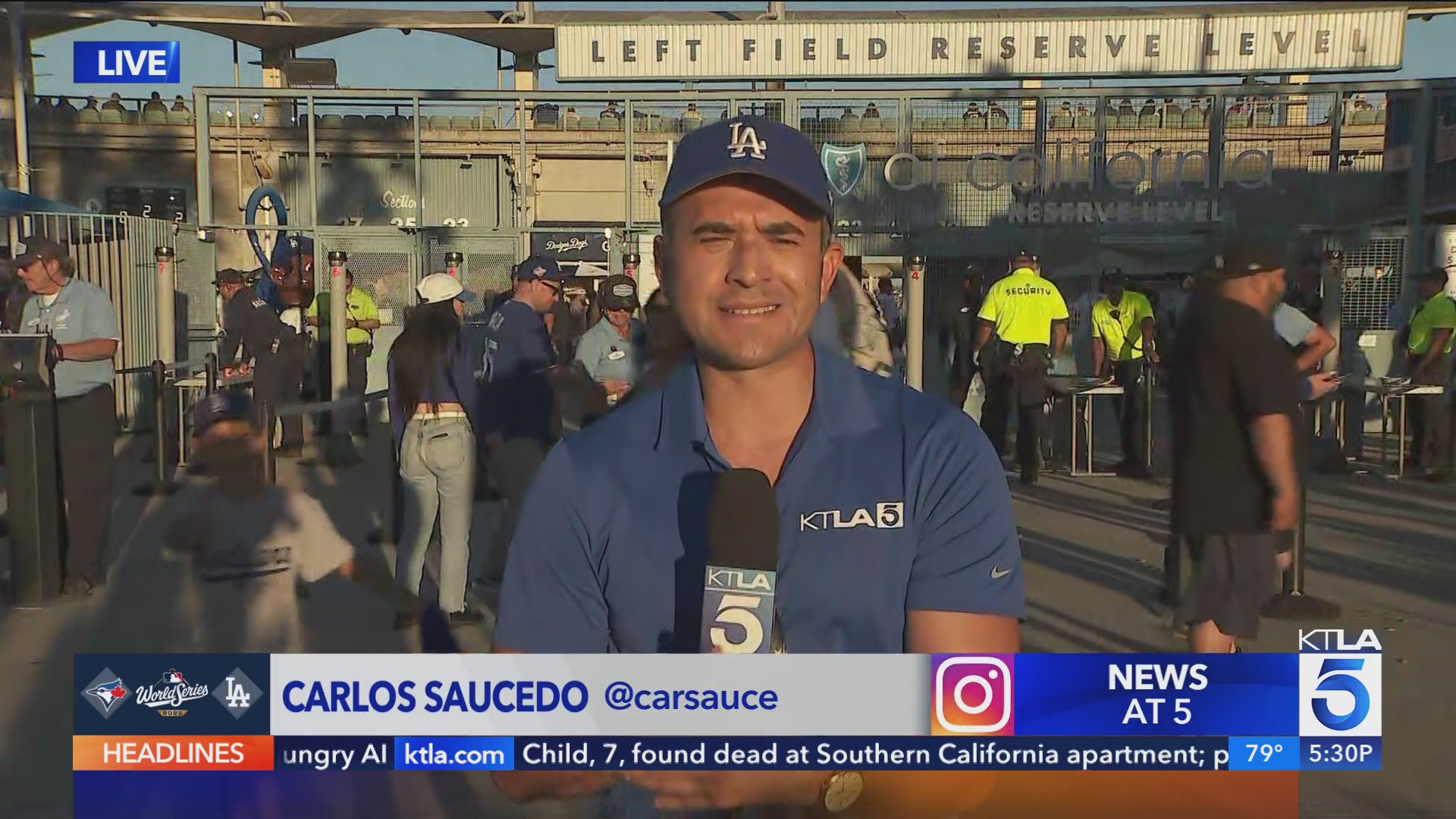 Dodgers fans excited for Game 5 of World Series against Toronto Bue ...