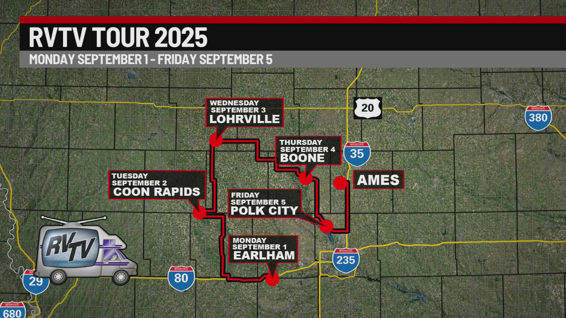 2025 RVTV route announced – who13.com