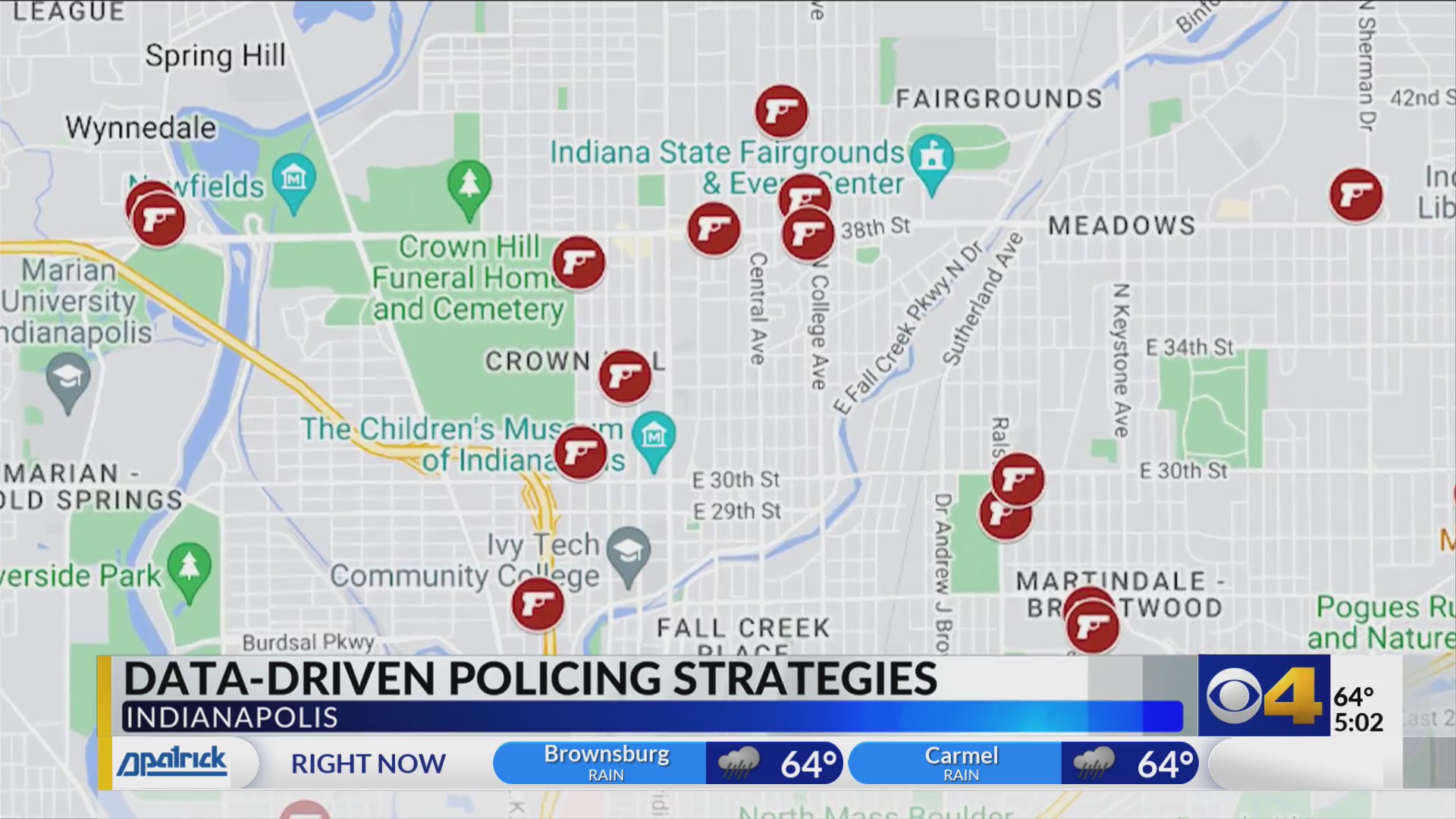 IMPD depending on data to mark high-crime neighborhoods – WTTV CBS4Indy