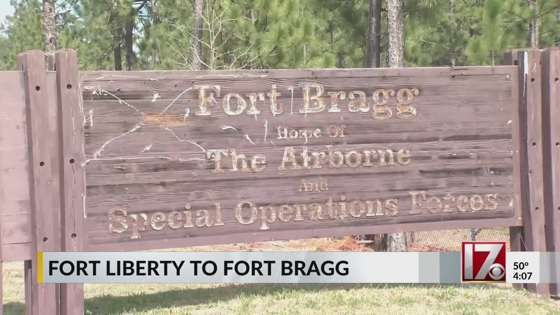 Fort Liberty to Fort Bragg – CBS17.com