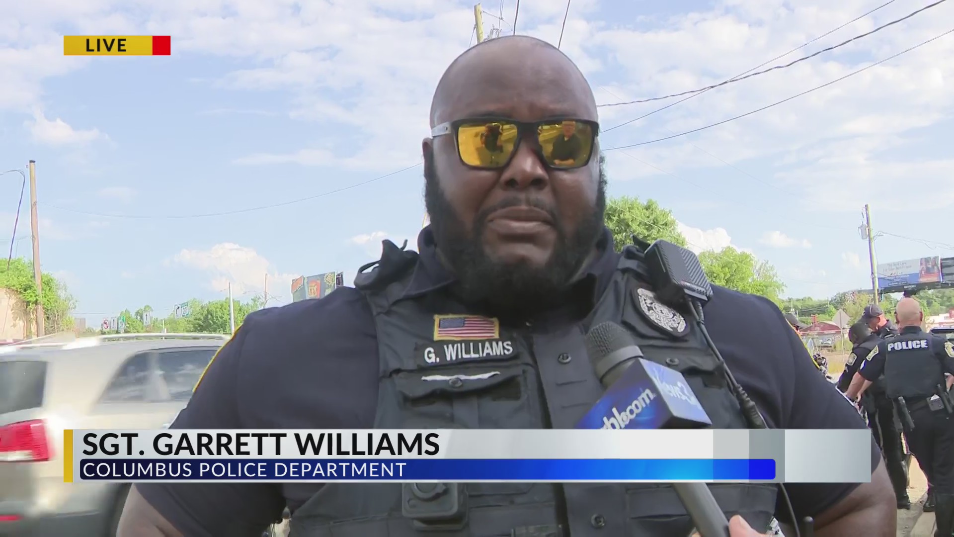 Columbus Police Sgt. Garrett Williams Wilson Apartments interview – WRBL