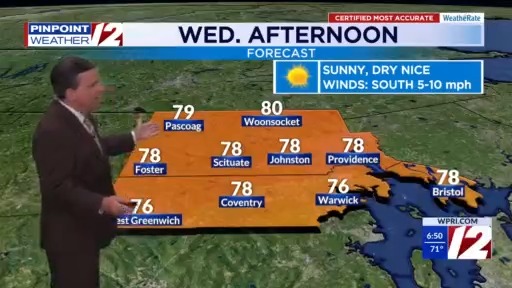 WPRI 12 Weather Forecast 9/2/25 Sunny Nice Wednesday – WPRI.com