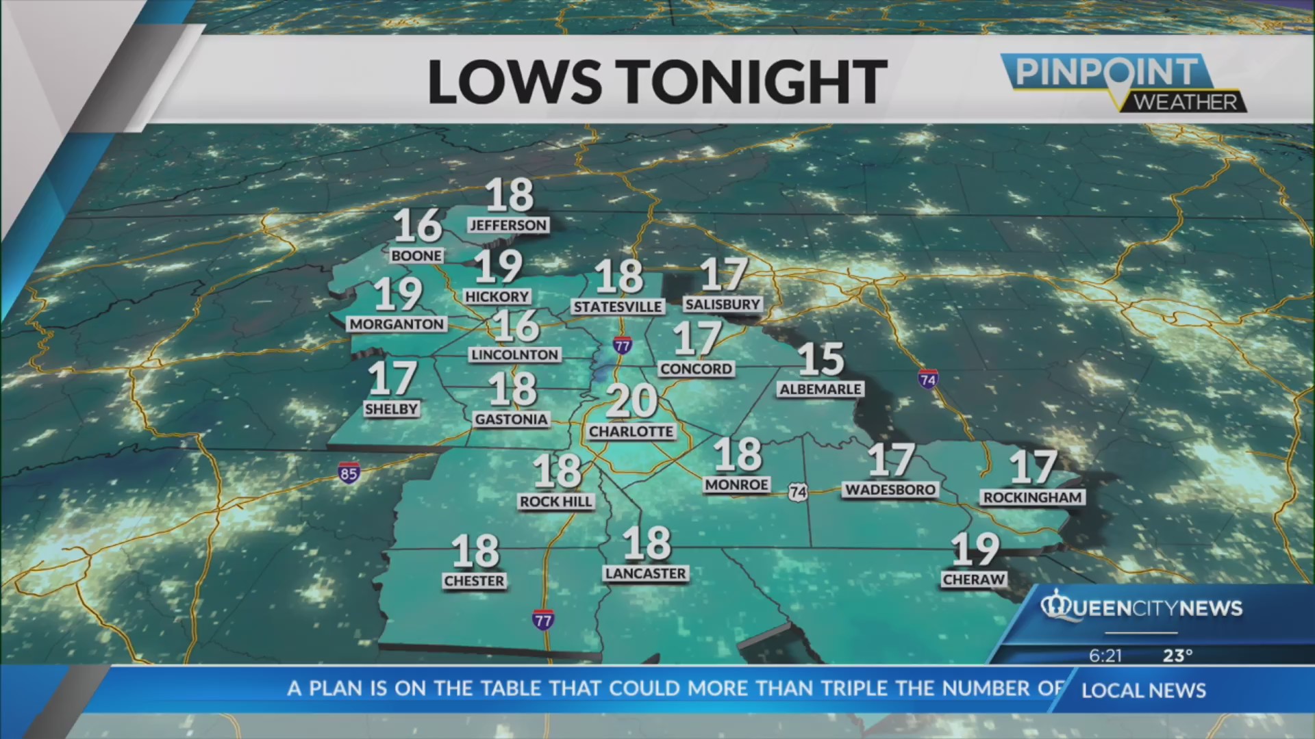 22 degrees this AM; PM temps struggle to reach 40’s – Queen City News