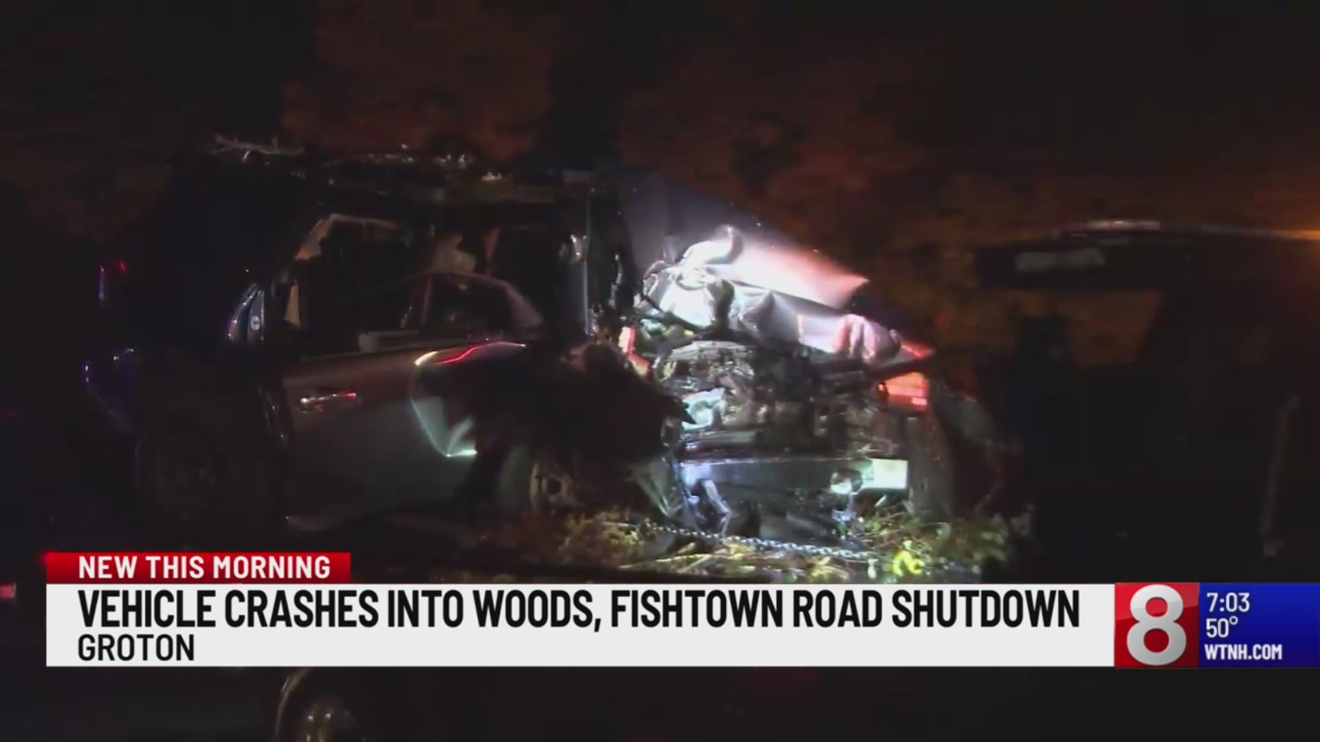 4 in critical condition after car strikes tree in Mystic – WPRI.com