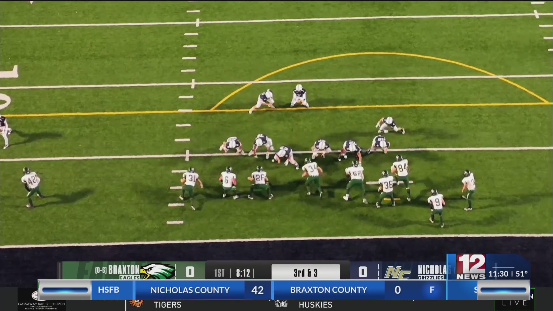 FOOTBALL HIGHLIGHTS: Braxton County vs. Nicholas County – WBOY.com