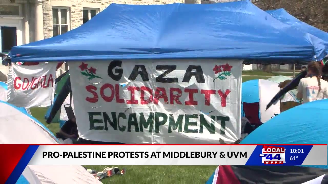 Pro-Palestinian protests spread to two Vermont colleges – ABC22 & FOX44