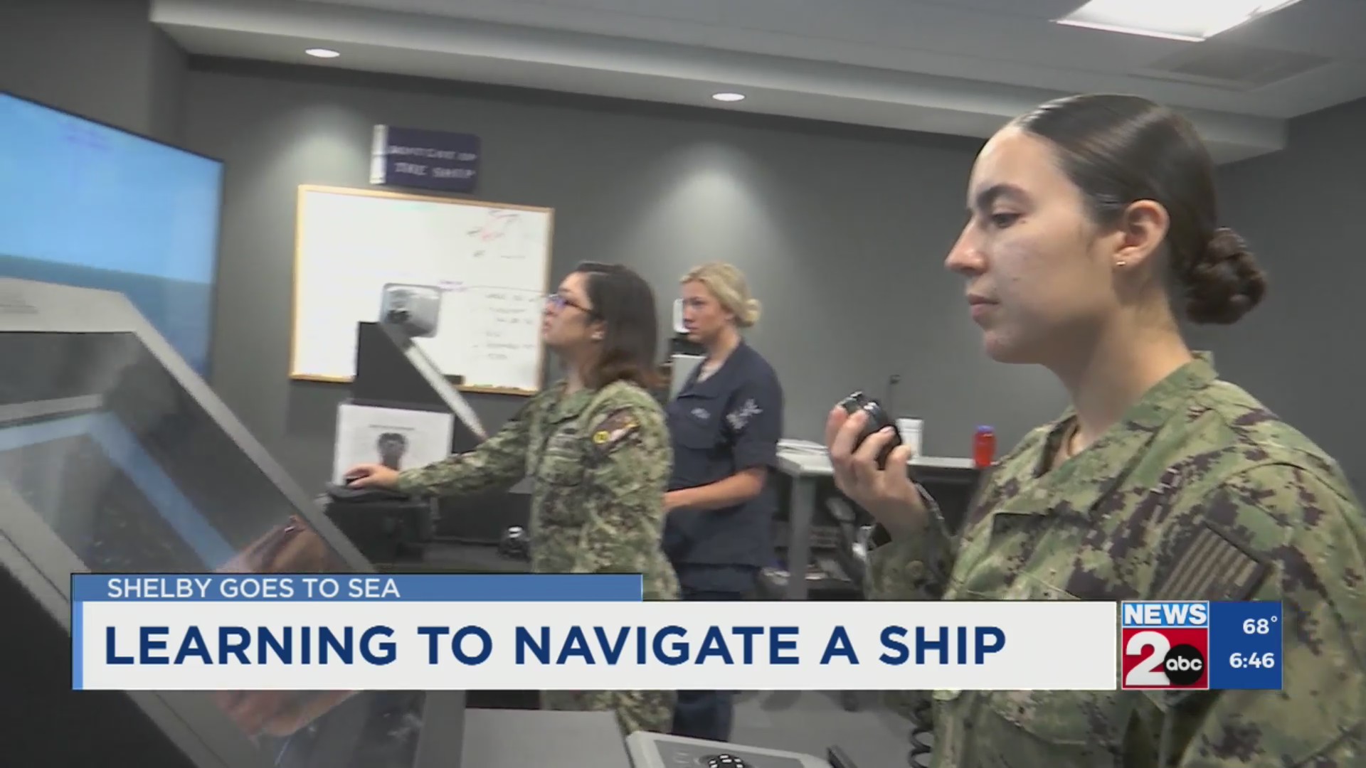 Shelby goes to Sea: Learning to navigate a ship – WKRN News 2