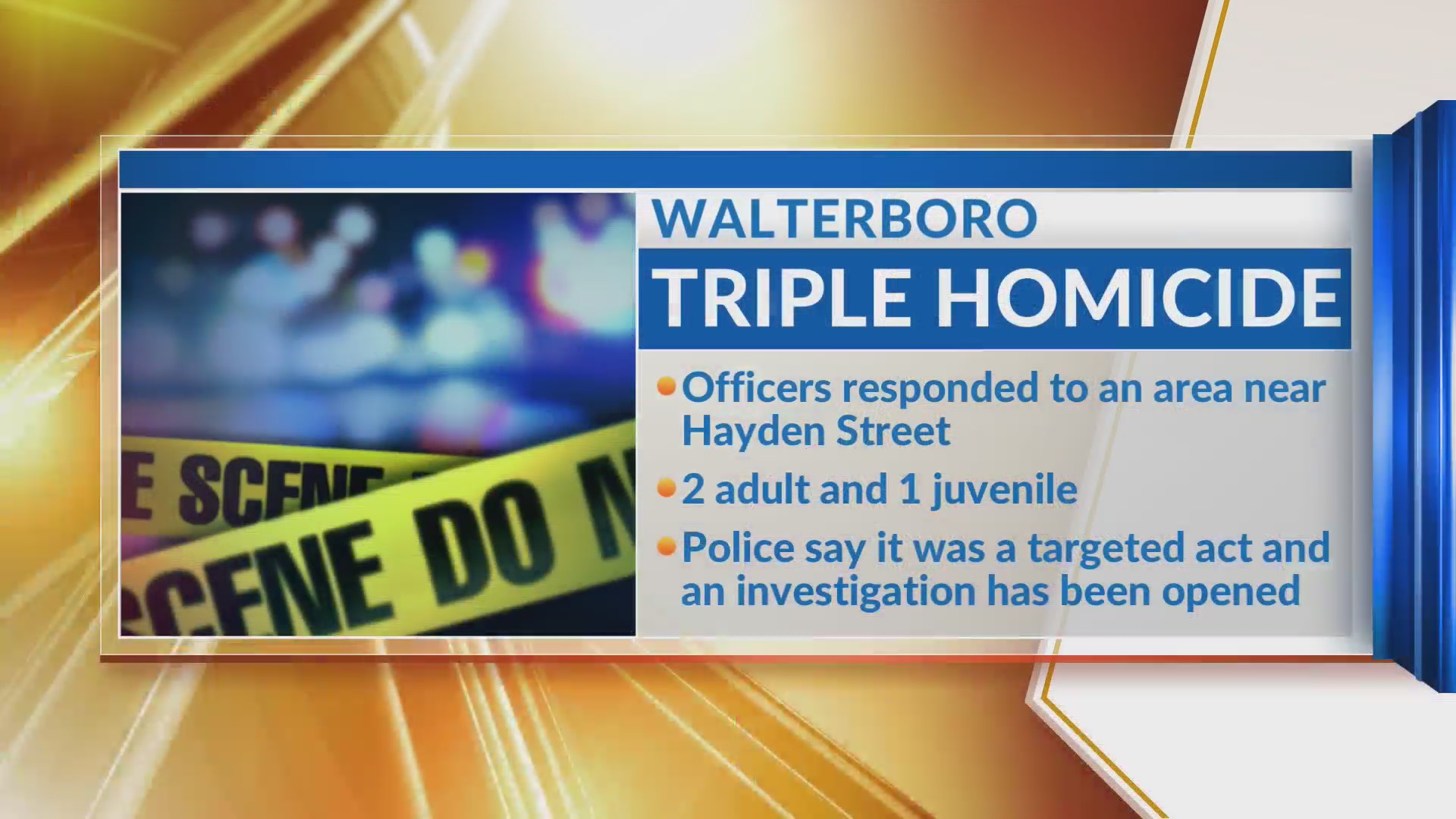 Deputies investigate triple homicide in Walterboro – WCBD News 2
