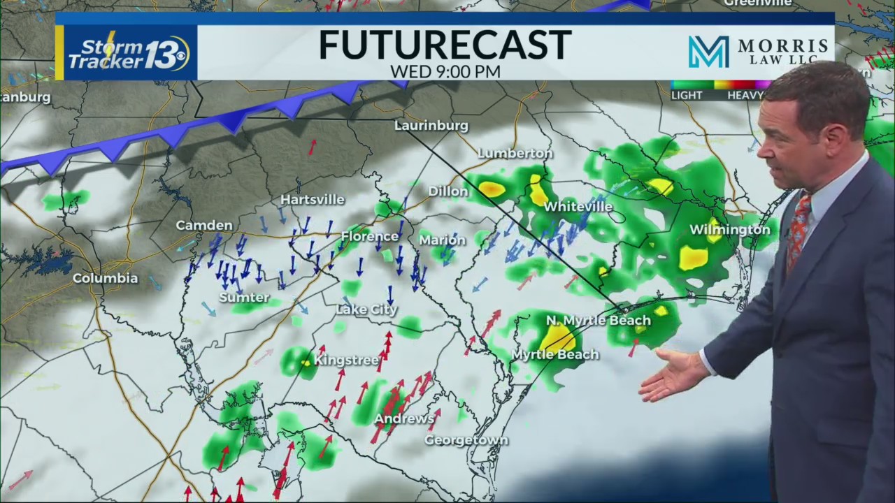 Temperatures Continue To Warm Today Wbtw