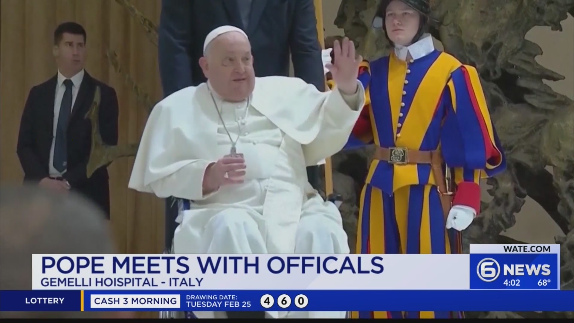 Pope meets with officials – WATE 6 On Your Side