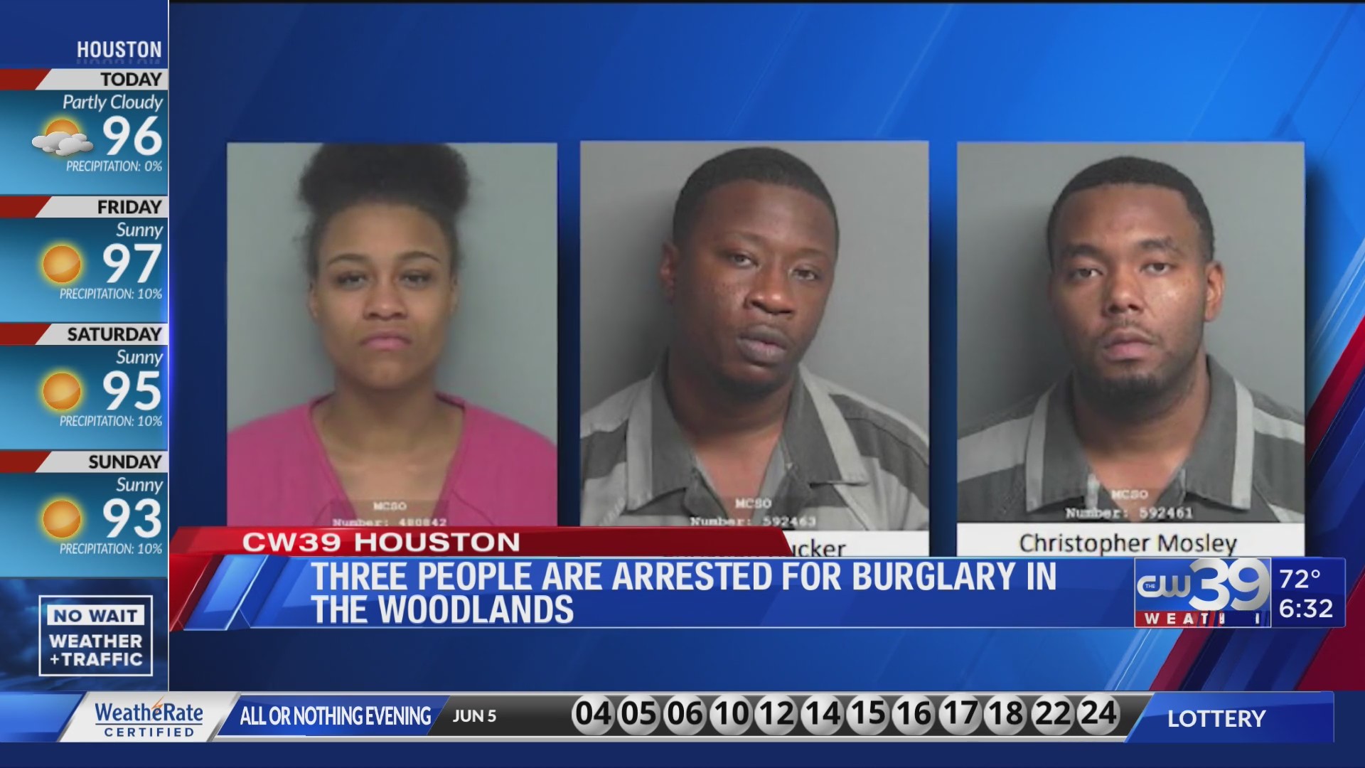 Three people are arrested for burglary in The Woodlands | CW39 Houston ...