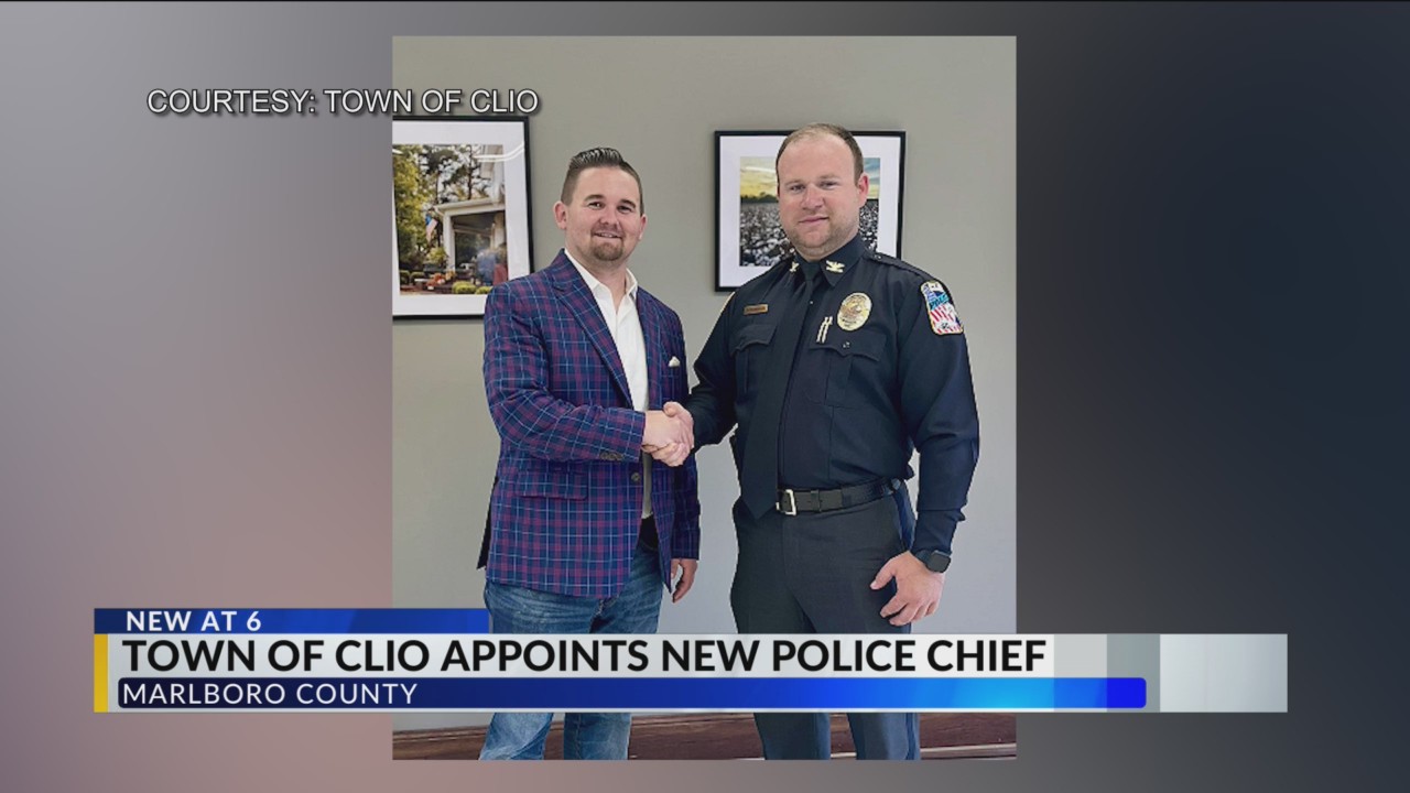 Clio hires experienced Pee Dee officer as town’s new police chief – WBTW