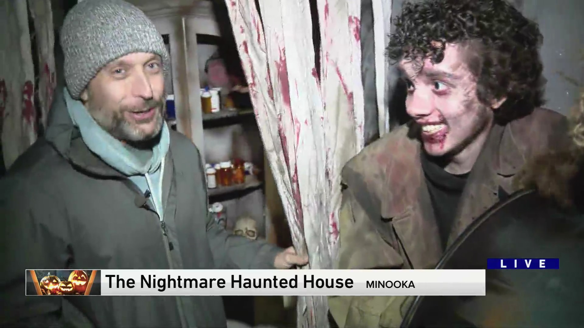 Marcus checks out The Nightmare Haunted House in Minooka – WGN-TV