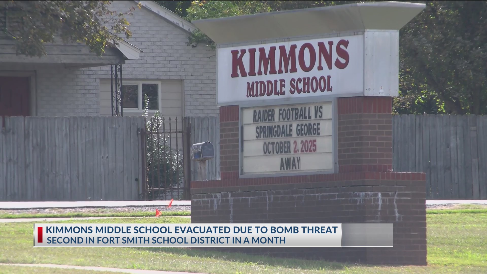 Kimmons Middle School evacuated after reported bomb threat – KNWA FOX24