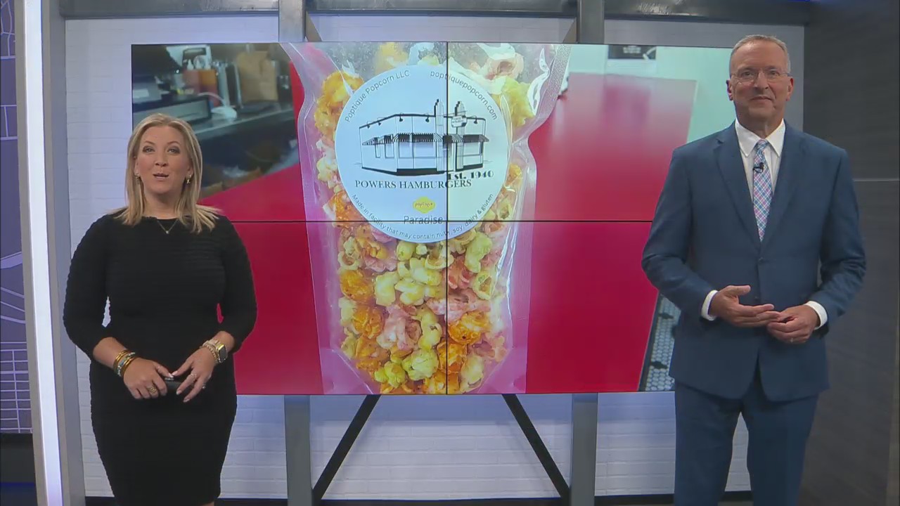 Powers and Poptique create burger-flavored popcorn – WANE 15